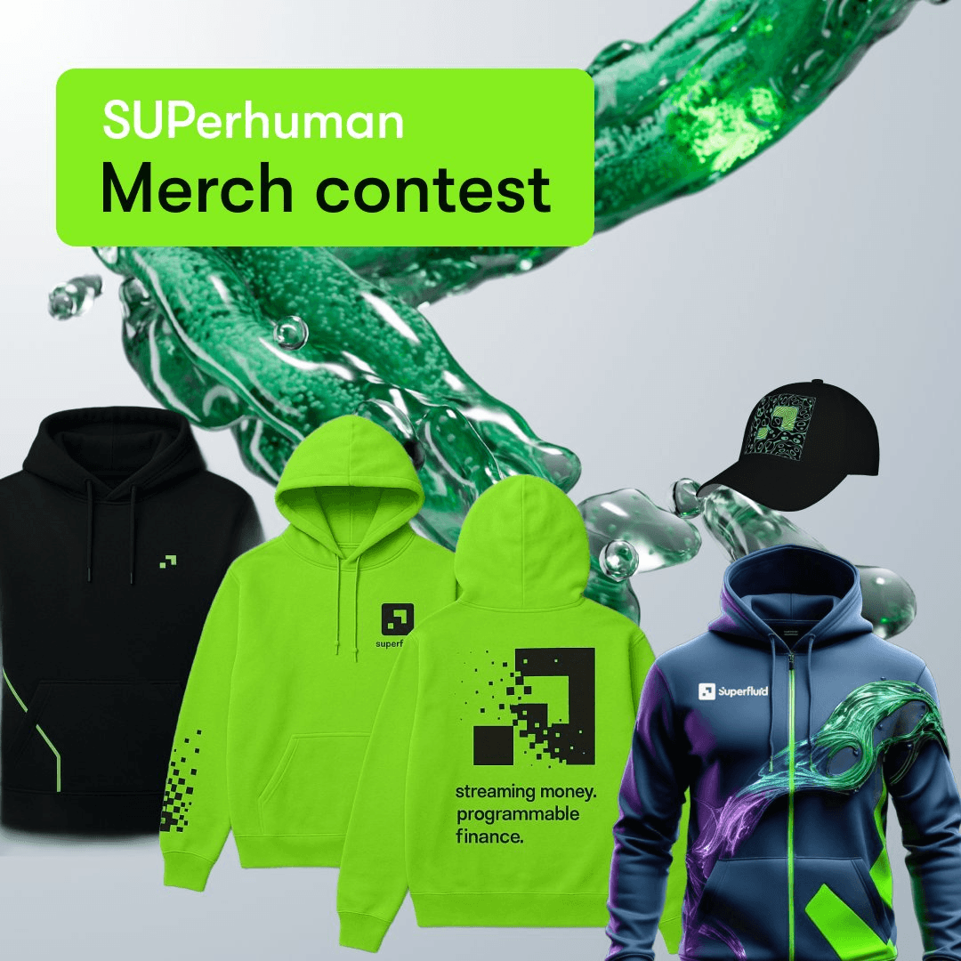 Superfluid Launches First Community Merch Design Contest