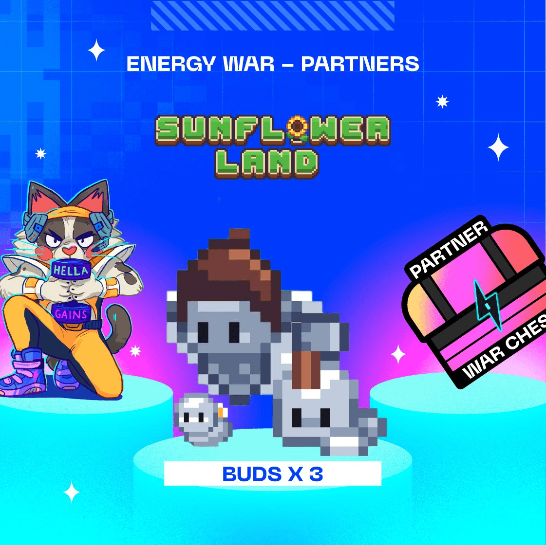 Sunflower Land Partners for Energy War Battle Chest