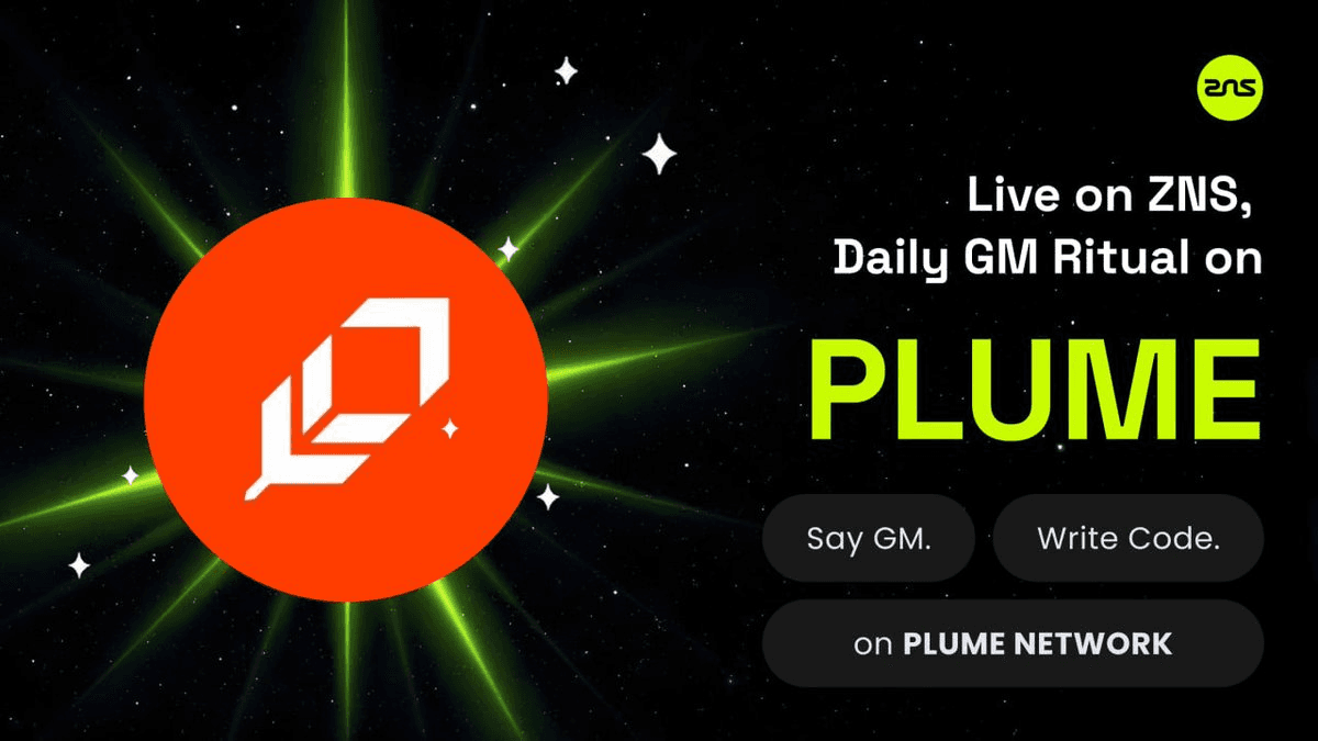 🌅 Plume Network Launches Onchain Identity with .goon Domains