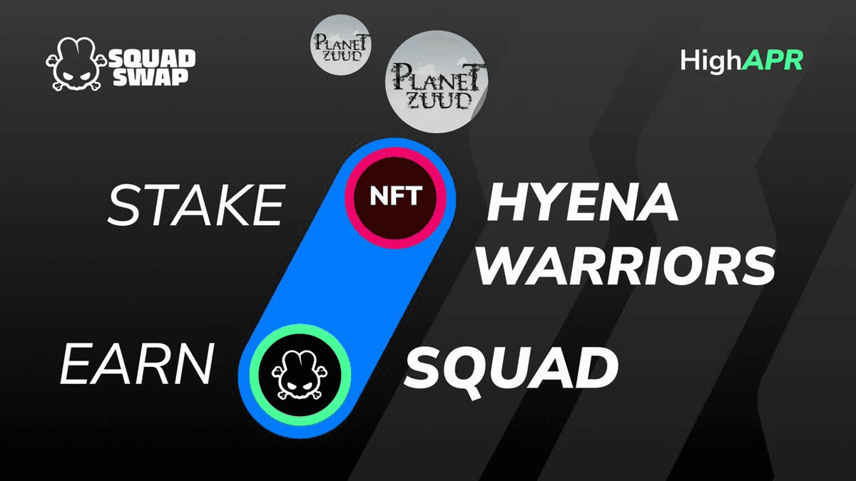PlanetZUUD Launches Hyena Warriors NFT Staking Pool on BNB Chain