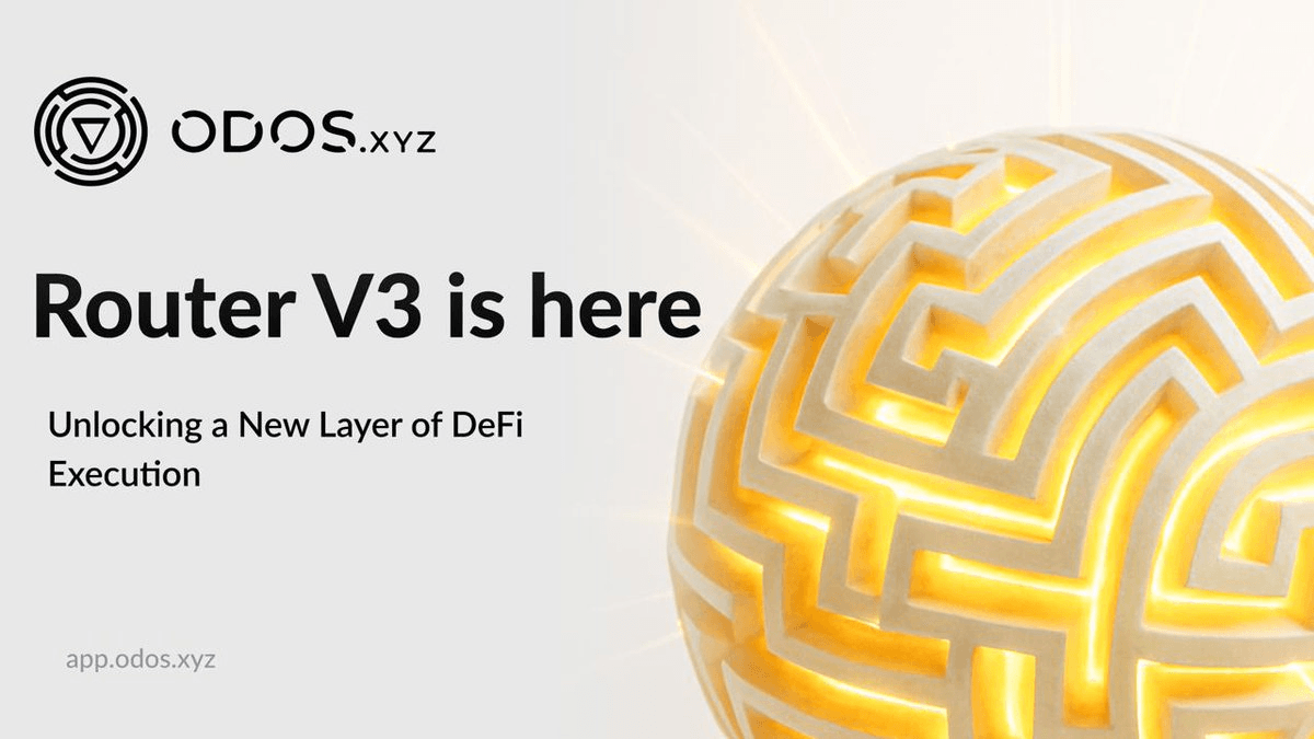 Odos Router V3 Launches with Programmable DeFi Execution