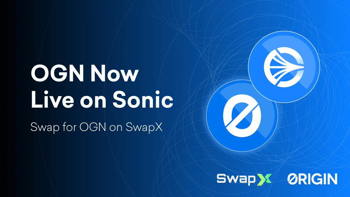 Origin Token (OGN) Launches on Sonic with Multiple Revenue Streams