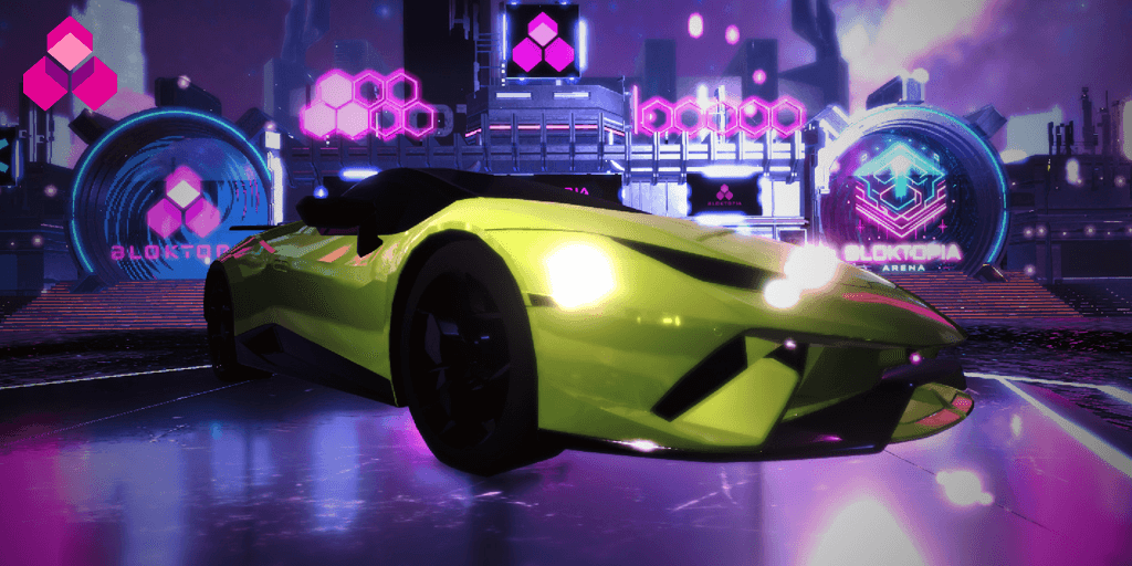 🚗 Lambo Lands in Bloktopia Metaverse